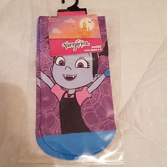 Disney | Accessories | Vampirina Disney Junior Socks Age 36 | Poshmark